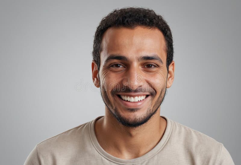 Portrait View of a Regular Happy Smiling Libya Man, Ultra Realistic ...
