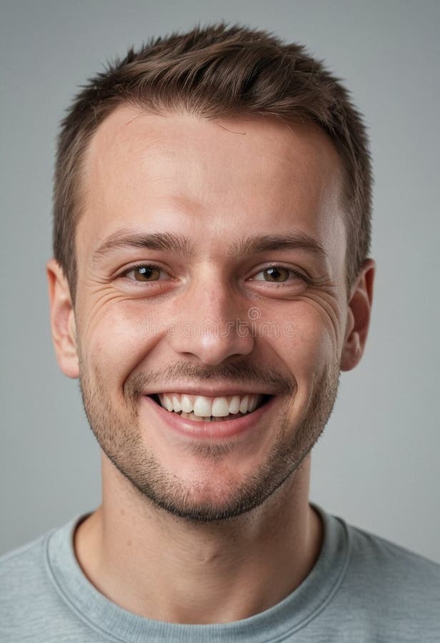 Portrait View of a Regular Happy Smiling Lithuania Man, Ultra Realistic ...