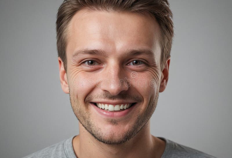 Portrait View of a Regular Happy Smiling Lithuania Man, Ultra Realistic ...