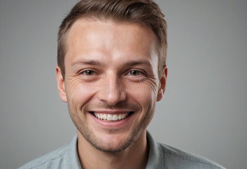 Portrait View of a Regular Happy Smiling Lithuania Man, Ultra Realistic ...