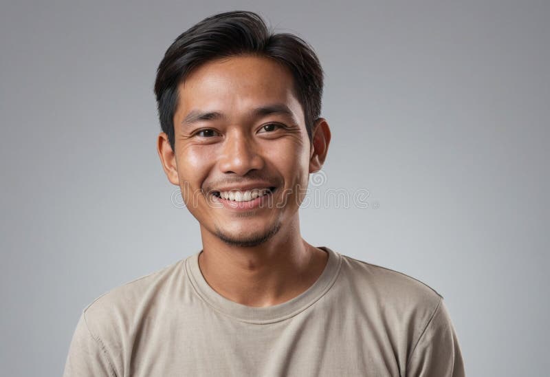 Portrait View of a Regular Happy Smiling Myanmar Man, Ultra Realistic ...