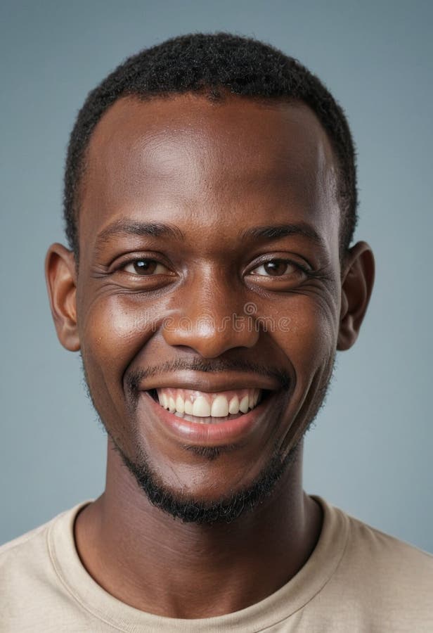 Portrait View of a Regular Happy Smiling Namibia Man, Ultra Realistic ...