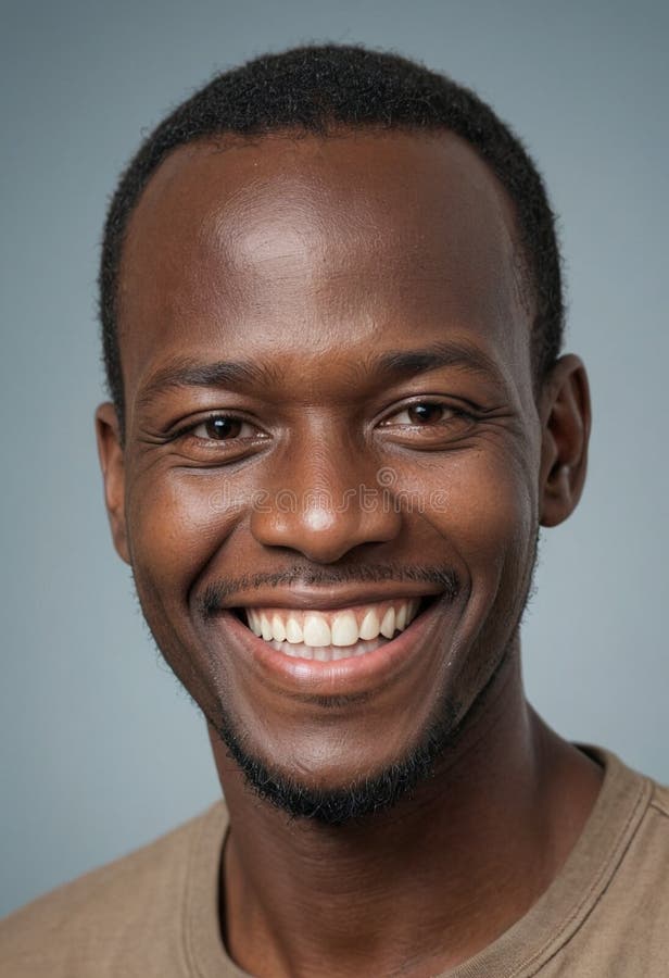 Portrait View of a Regular Happy Smiling Namibia Man, Ultra Realistic ...