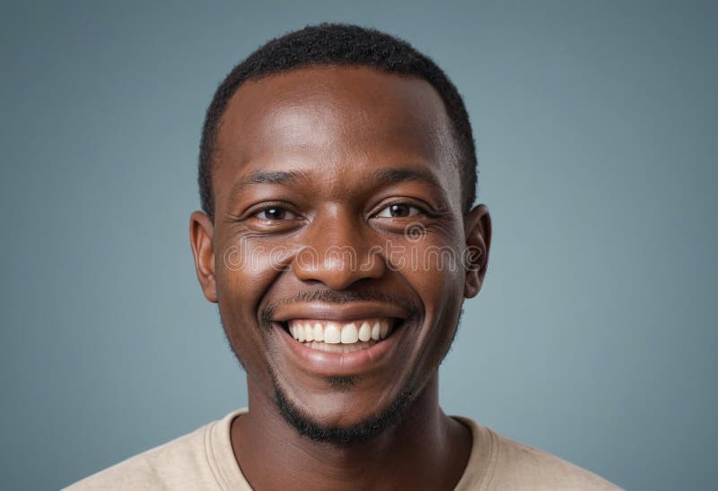 Portrait View of a Regular Happy Smiling Namibia Man, Ultra Realistic ...