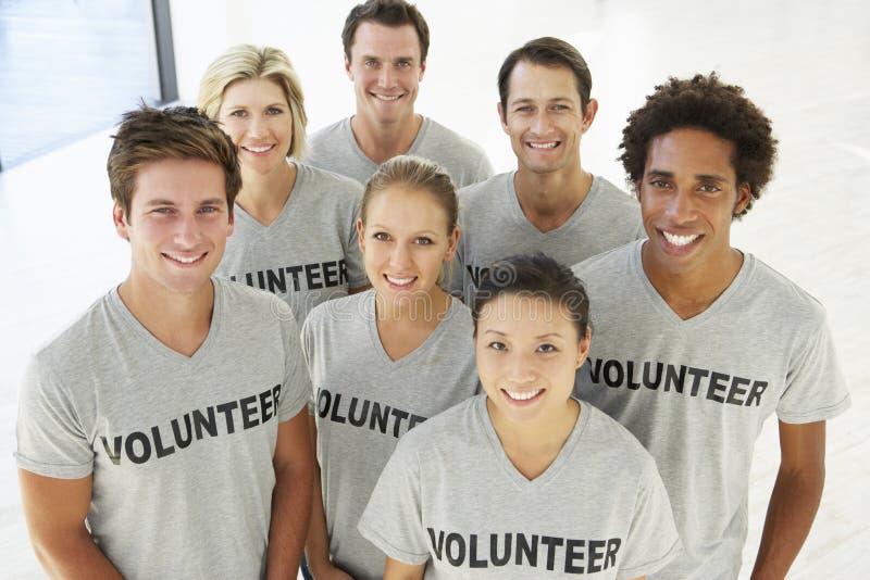 Portrait of Volunteer Group Stock Photo - Image of friendship, twenties ...
