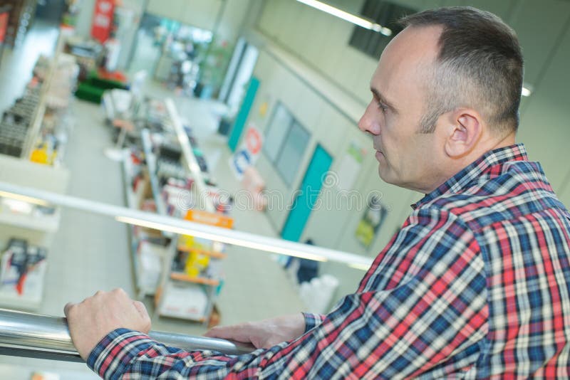 Portrait warehouse worker stock photo. Image of mature - 265995172