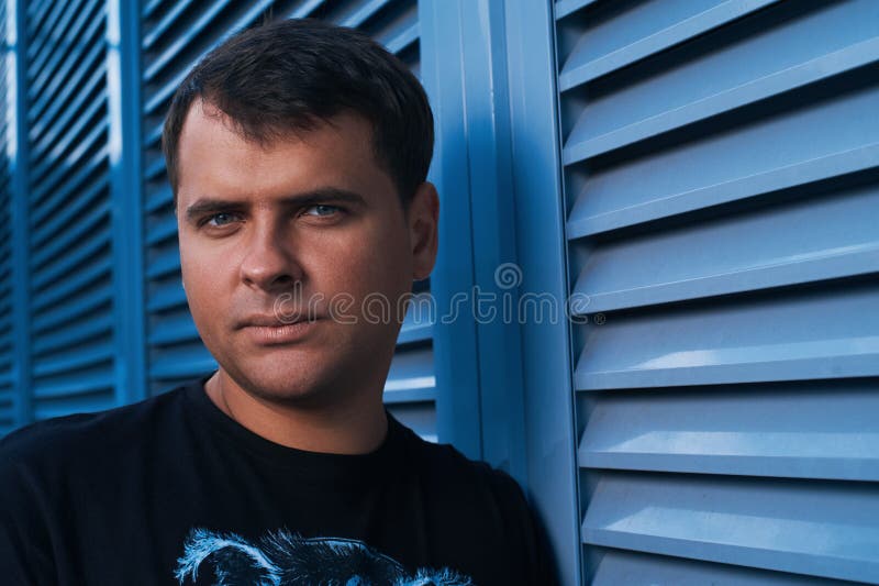 Portrait of white guy stock image. Image of human, adult - 44826719