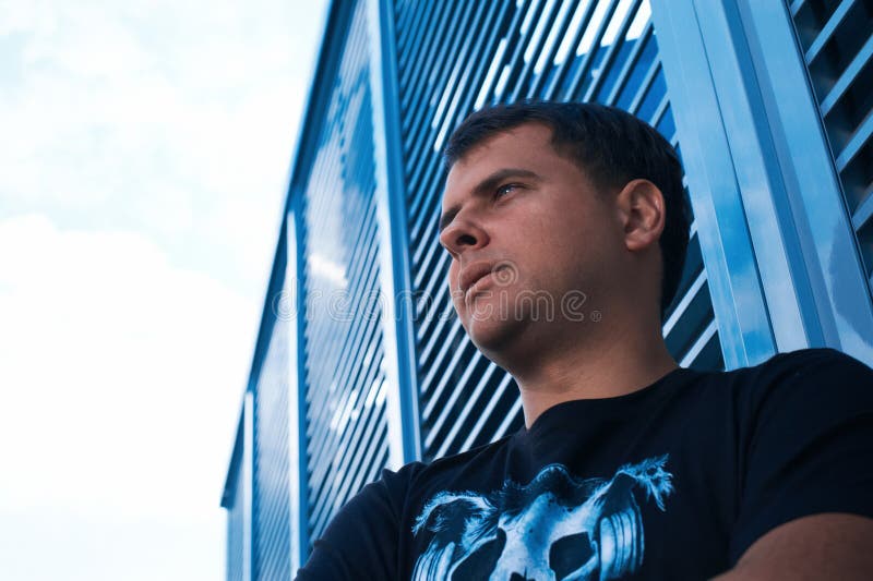 Portrait of white guy stock photo. Image of casual, friendly - 45030008