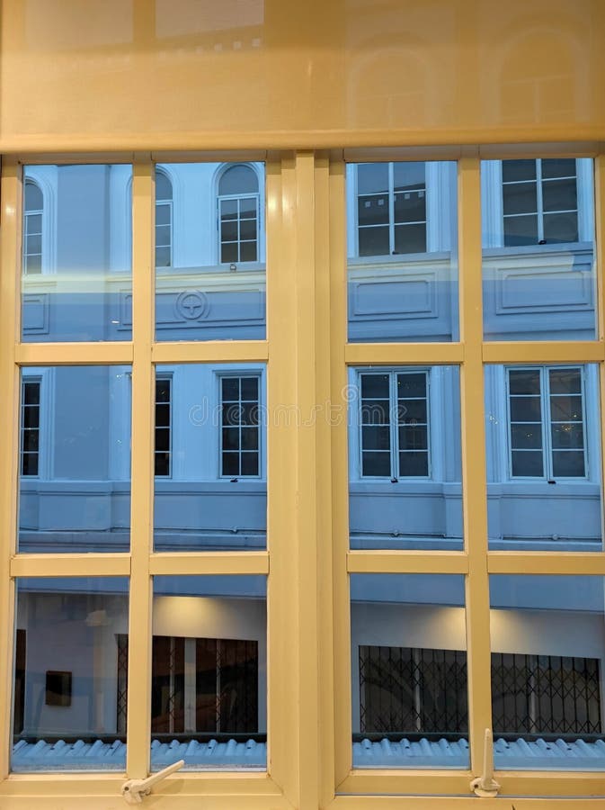 Portrait of a Window Interior in a Cafe Stock Image - Image of lounge ...