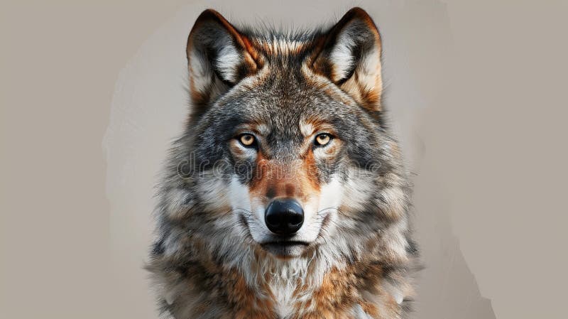 Portrait of Wolf Angry in the Forest Stock Photo - Image of hunter ...