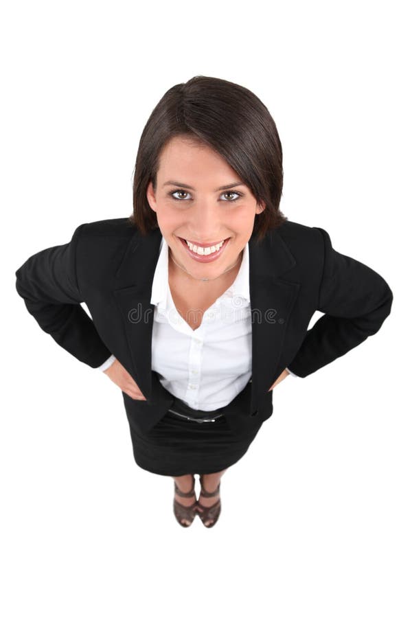 Stern Business Woman Hands Hips Stock Photos - Free & Royalty-Free ...