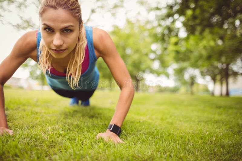 Portrait of Woman Doing Exercise Stock Photo - Image of hair, full ...