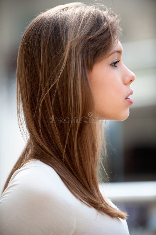 Profile of woman. stock photo. Image of photograph, person - 2424688