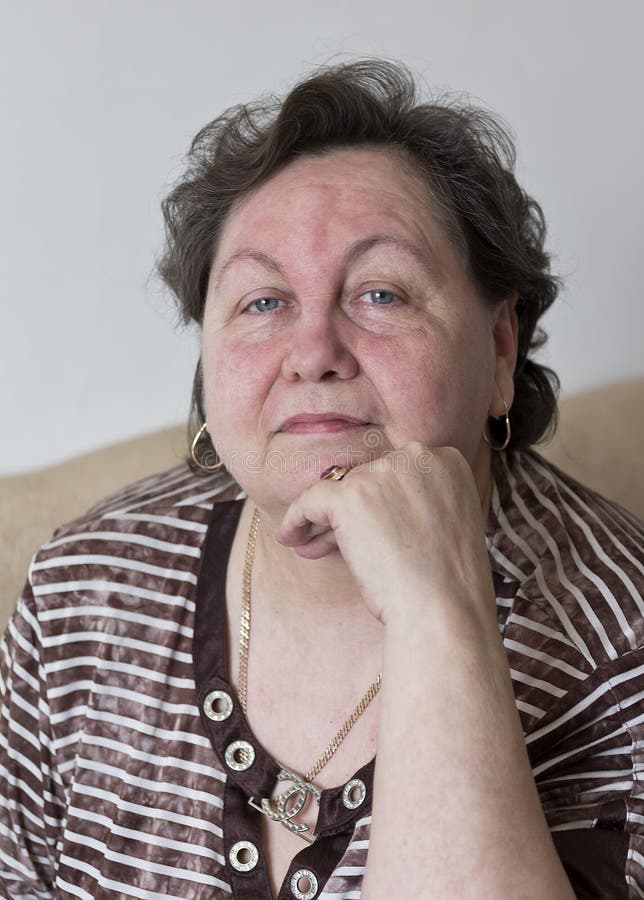 Woman Sitting Table Leaning One Arm Stock Photos - Free & Royalty-Free ...