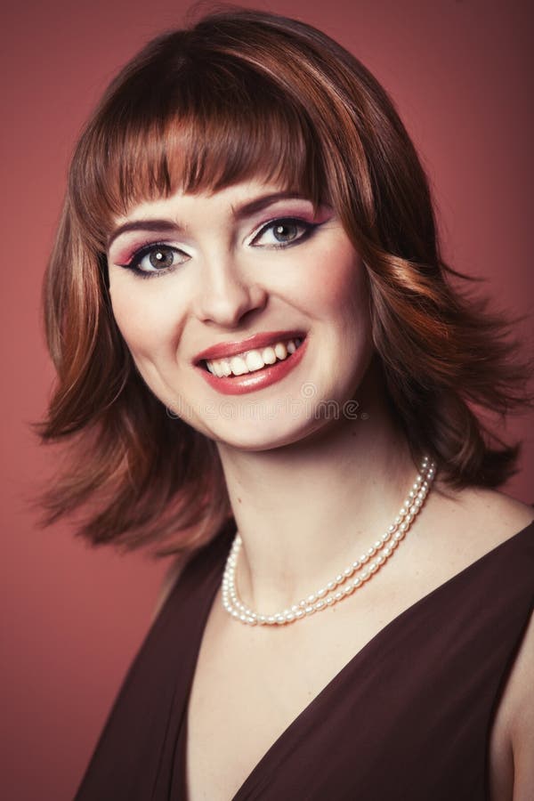 Portrait of a women. stock photo. Image of gloves, lady - 36952190