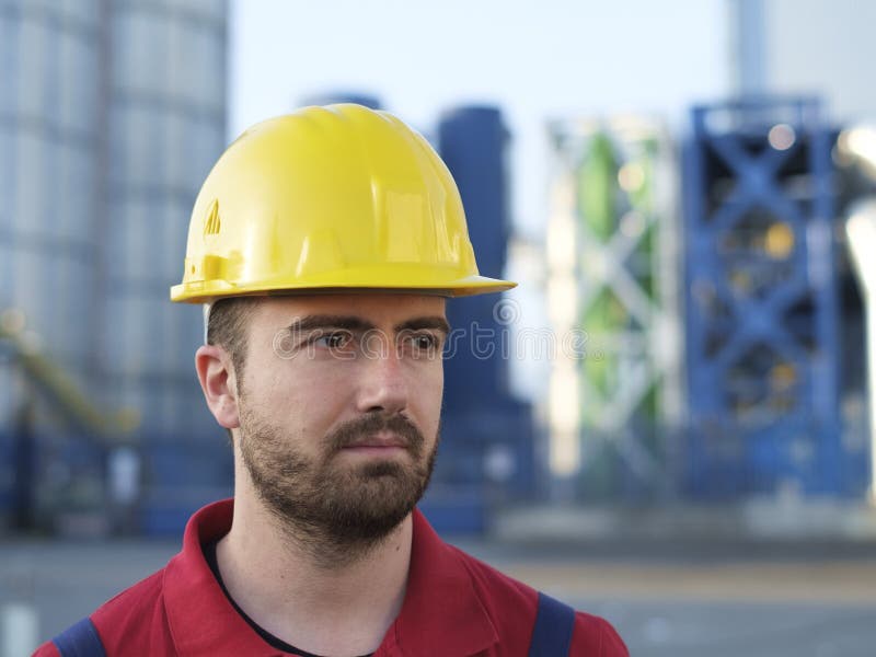 Portrait of worker stock image. Image of inspector, builder - 70413189