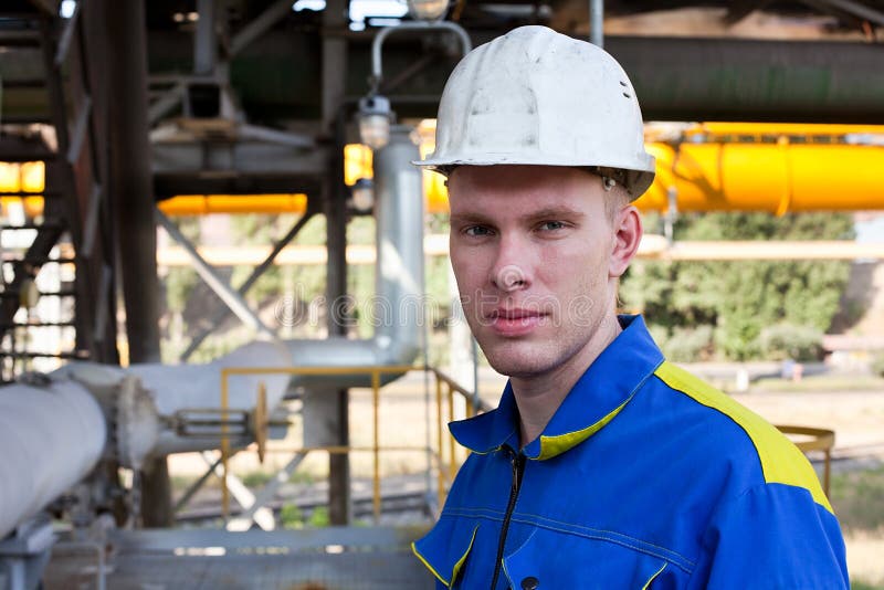Portrait of worker man stock image. Image of person, expert - 20743535