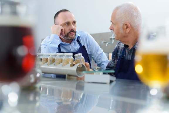 Portrait Worker in Seed Factory Stock Photo - Image of success, harvest ...