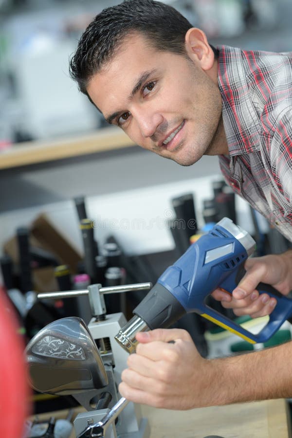 Portrait Worker Smiling at Camera Stock Image - Image of business ...