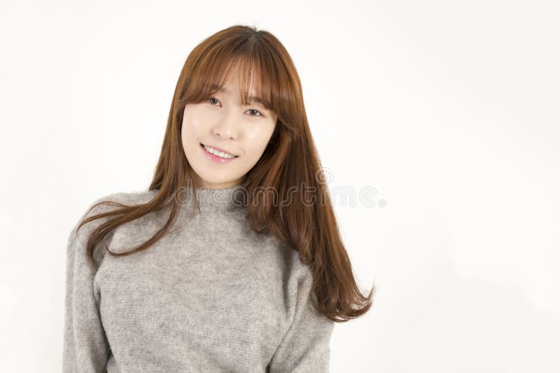 Portrait of Young Asian Female Student Stock Image - Image of face ...