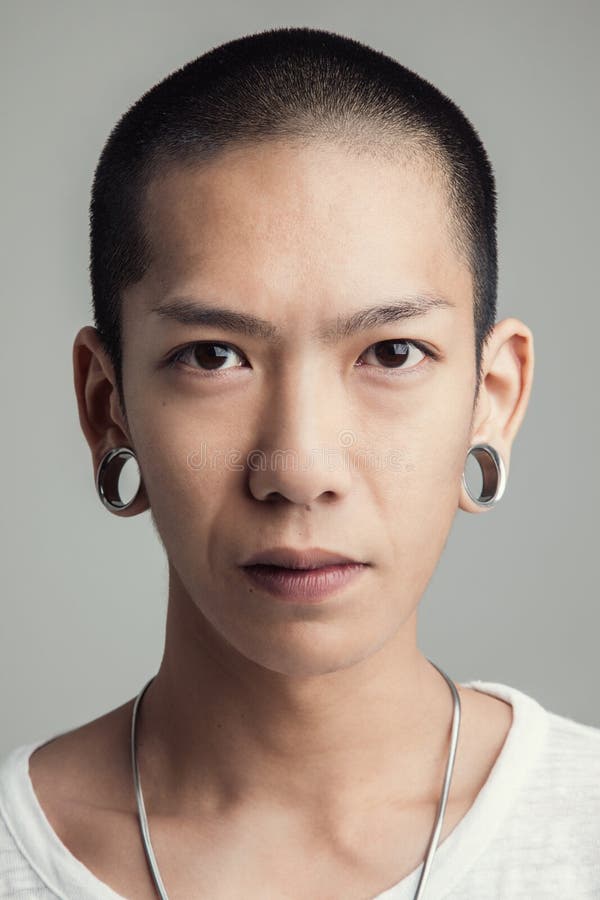 Portrait of Young Asian Man Stock Image - Image of modern, male: 195638267