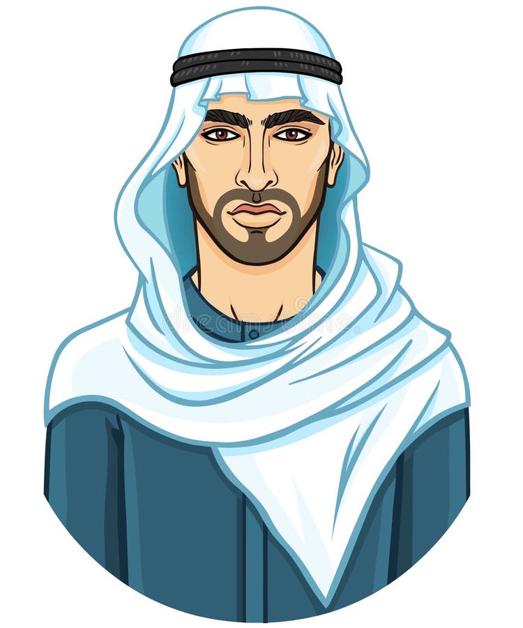 Man Keffiyeh Stock Illustrations – 983 Man Keffiyeh Stock Illustrations ...