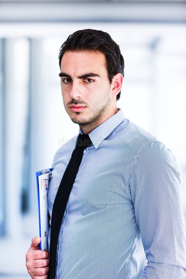 Portrait of Young Beautiful Business Man Stock Photo - Image of style ...