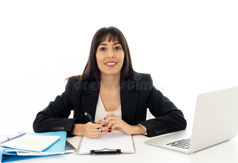 Adorable Blond Business Woman Sitting at Desk Stock Photo - Image of ... Adorable Blond Business Woman Sitting at Desk Stock Photo - Image of ...