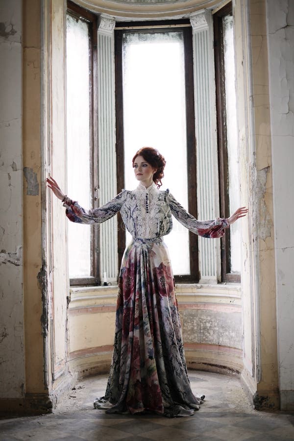 Portrait of Young Beautiful Lady Stock Photo - Image of glamour ...