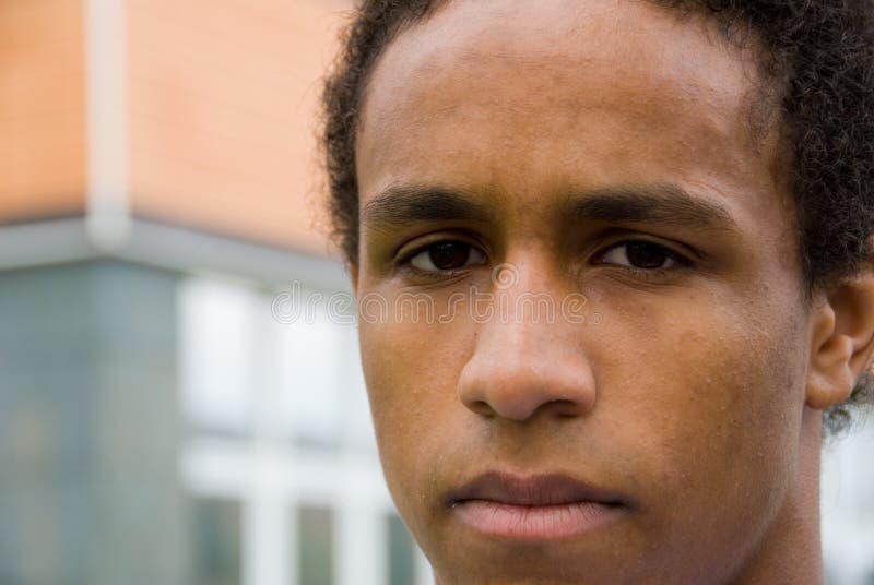 Grumpy young man portrait stock photo. Image of upset - 25880082