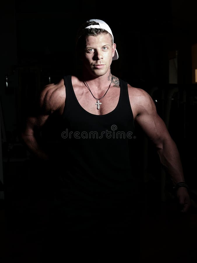Portrait of a Bodybuilder Outdoors Stock Photo - Image of heavy ...