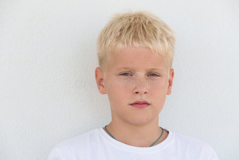 Portrait of a young boy stock image. Image of alone, look - 31910767