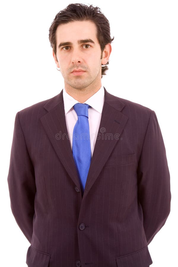 Portrait of Young Business Man Stock Image - Image of male, business ...