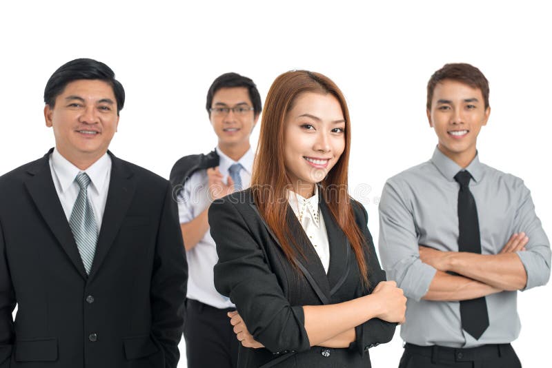 Young staff stock photo. Image of partnership, happy - 30095598