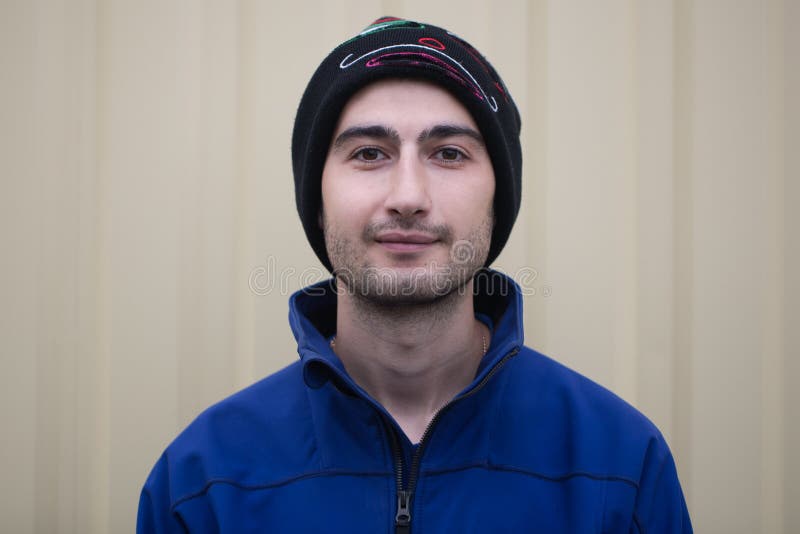 Portrait of a Caucasian Guy. Stock Photo - Image of smiling, face ... Portrait of a Caucasian Guy. Stock Photo - Image of smiling, face ...