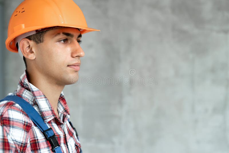 Happy Hard Hat Worker Profile Stock Photos - Free & Royalty-Free Stock ...