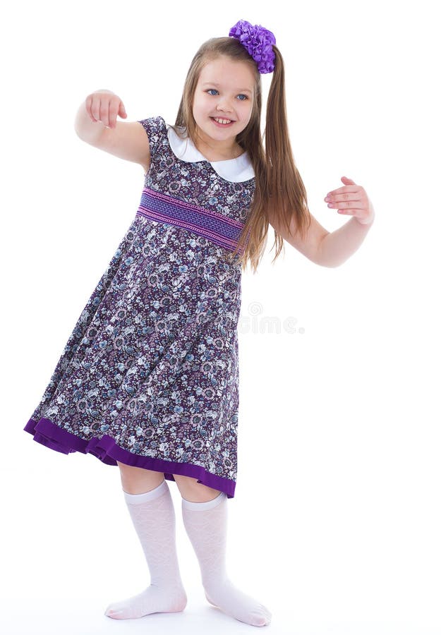 Portrait of Young Dancing Girl. Stock Image - Image of girl, cute: 39333943