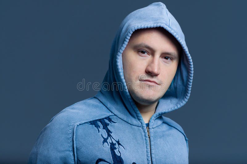 Portrait of a Young Expression Man Stock Image - Image of shirt, brutal ...