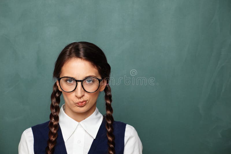 Female Nerd Confronting Man in Bar Stock Image - Image of european ...