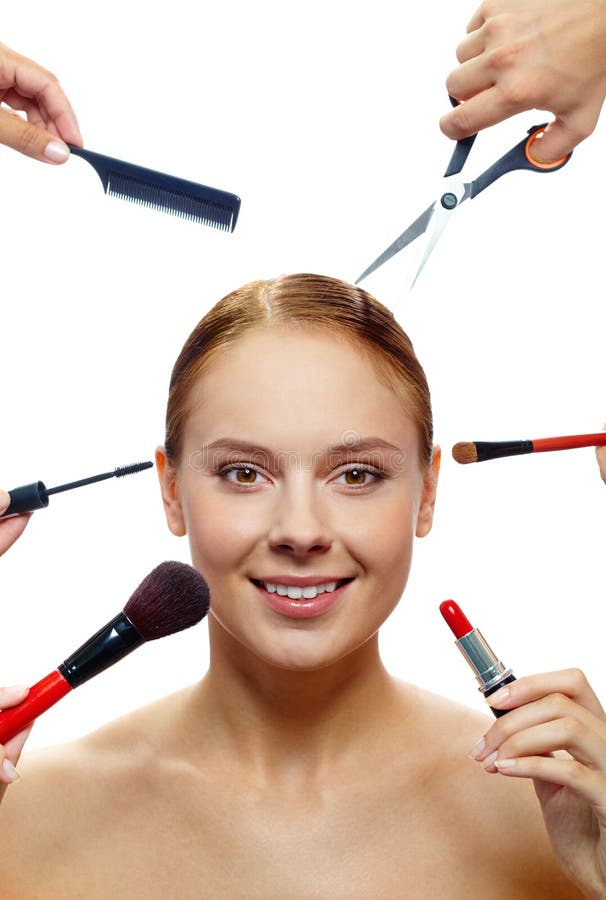 Creating beauty stock photo. Image of care, brush, beauty - 30215582