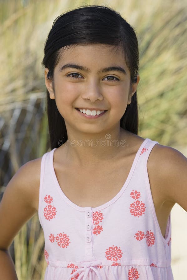 Portrait of Young Girl stock image. Image of ethnic, horizontal - 11042249