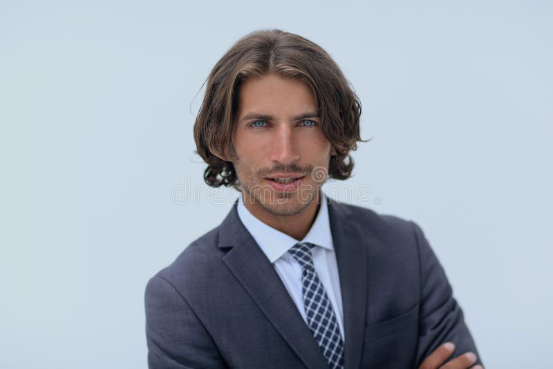 Happy Young Man with Dark Hair Wearing an Elegant Suit Stock Photo ... Happy Young Man with Dark Hair Wearing an Elegant Suit Stock Photo ...
