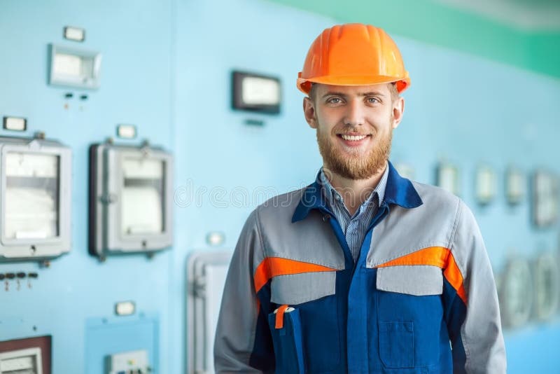 Happy Engineer in Data Center Server Room Configuring AI Stock Image ...