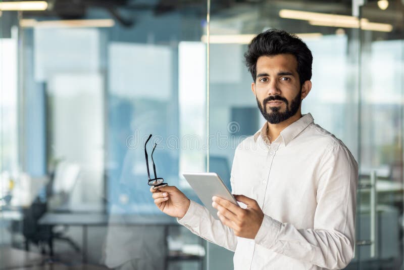 Portrait of a Young Indian Male Programmer, Developer, Specialist ...