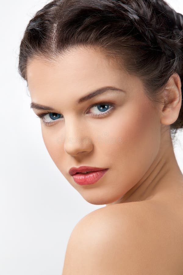 Portrait of young lady stock photo. Image of model, glamour - 19711816