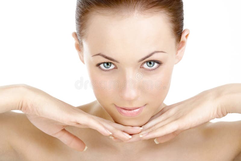 Portrait of young lady stock photo. Image of girl, hair - 8762132