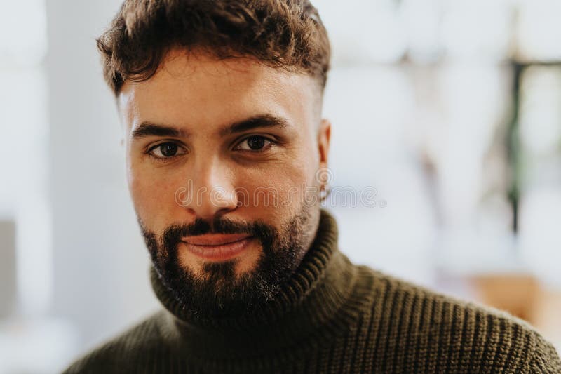 Portrait of a Young, Male Person. Stock Photo - Image of statistics ...