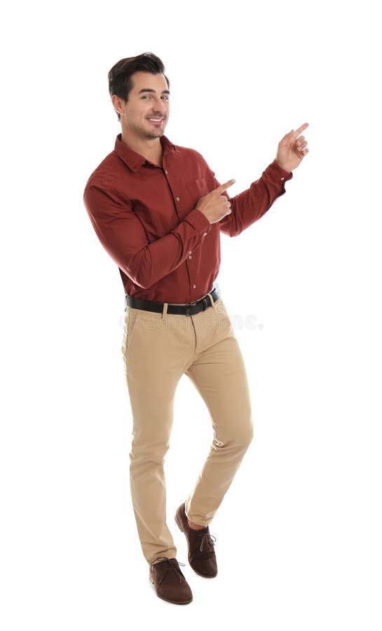 Portrait of Young Male Teacher on White Stock Photo - Image of fashion ... Portrait of Young Male Teacher on White Stock Photo - Image of fashion ...