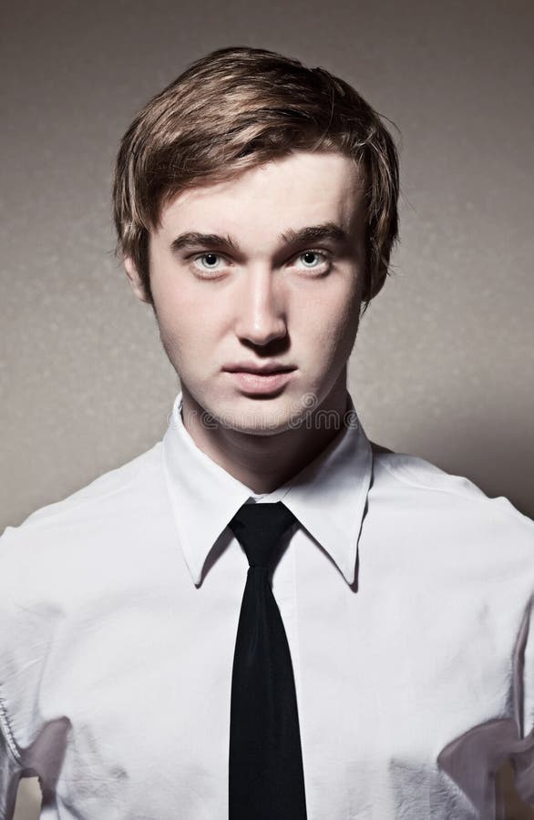 Portrait of young man stock photo. Image of young, human - 12227358