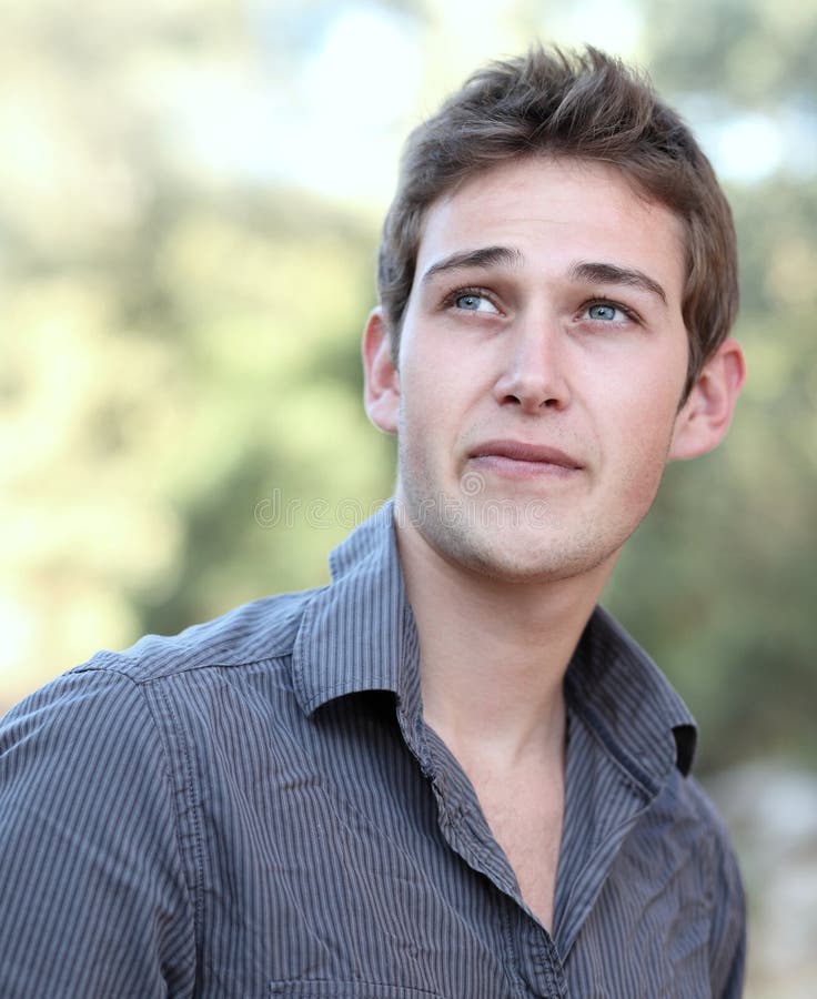 Young Man stock photo. Image of eyes, face, young, adult - 442076